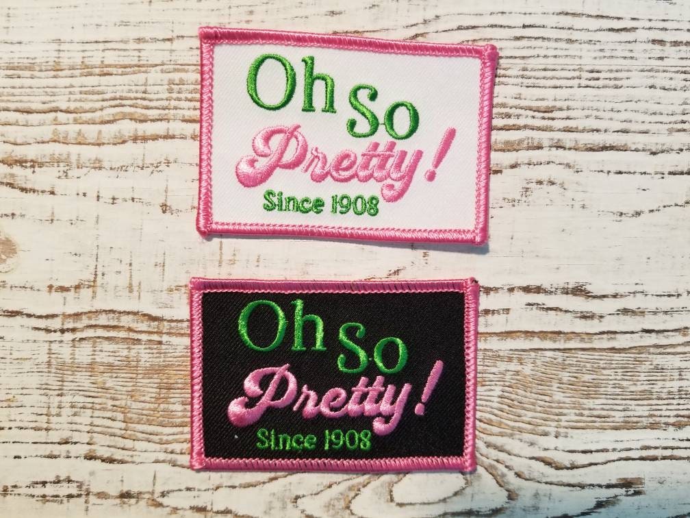 OH SO PRETTY iron-on Patch Size 2 X 3 - Etsy