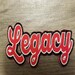 Legacy Patch- Iron on (blue) - Etsy