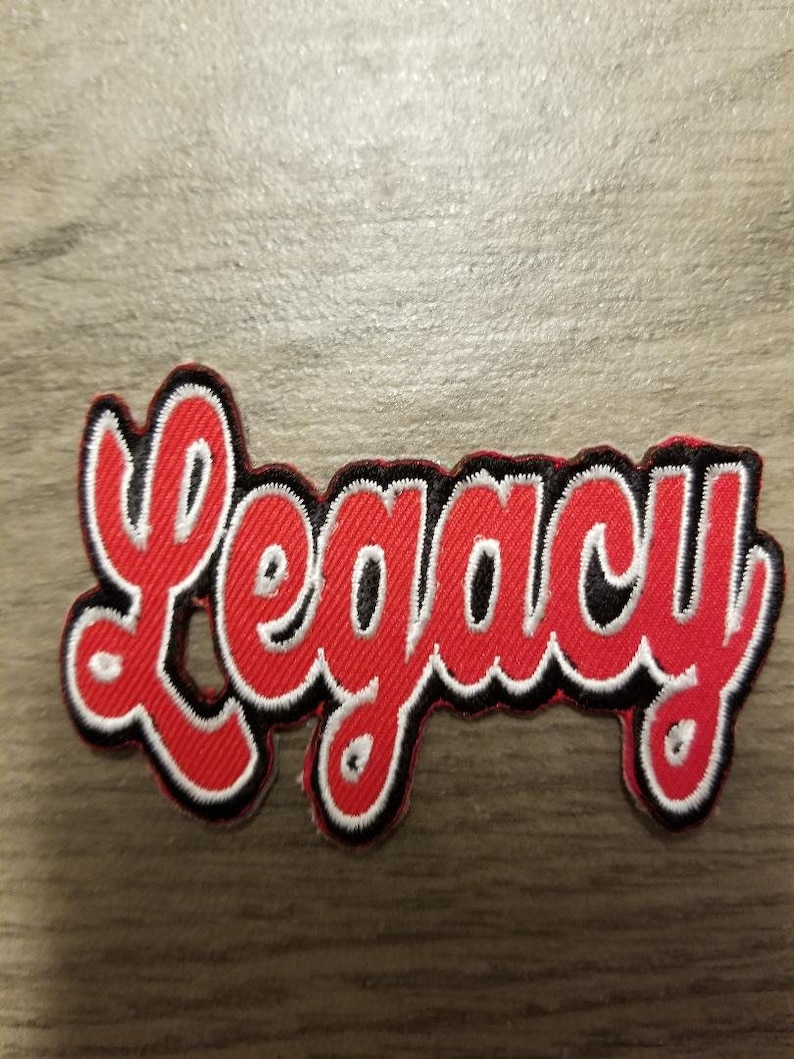 Legacy Patch Iron on blue | Etsy