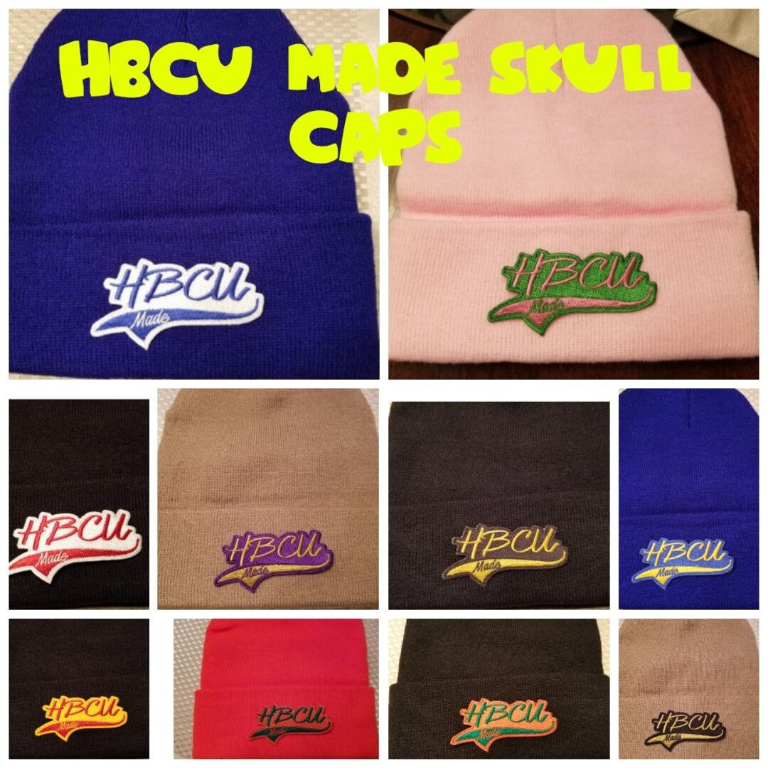 HBCU Made Beanie Caps - Etsy