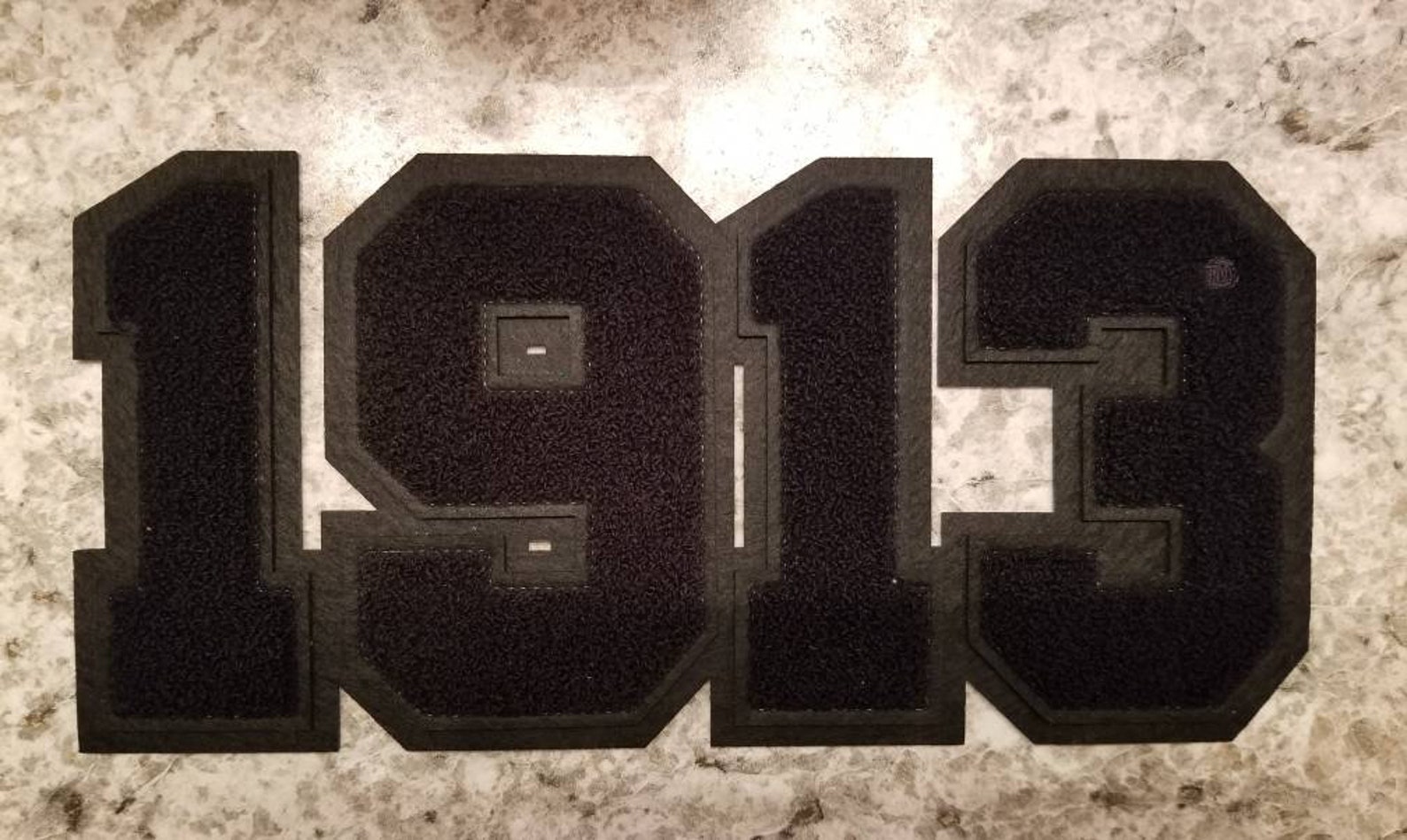 1913 Chenille Patch; Black on Black; Diva; Delta; DST - Etsy