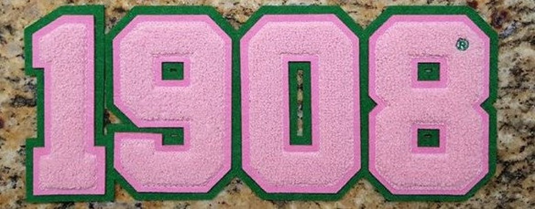 1908 Chenille Number Set - Etsy