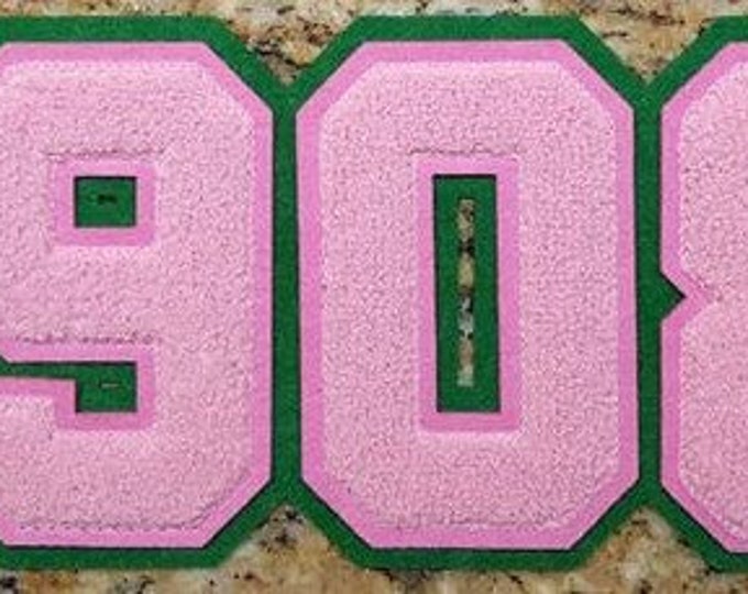 1908 Chenille Number Set - Etsy