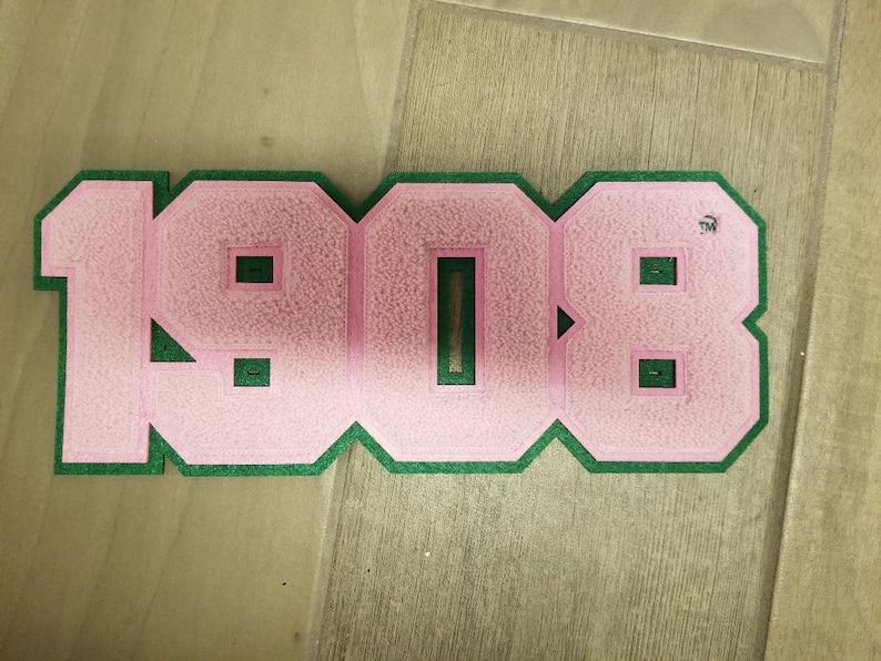 1908 Chenille Number Set - Etsy