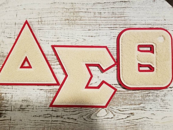 Delta Cream Symbols Iron-on 4.5 Cardigan Sweaters - Etsy