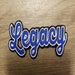 Legacy Patch- Iron on (pink) - Etsy