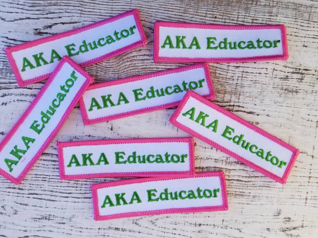 AKA Educator Iron-on Patch - Etsy