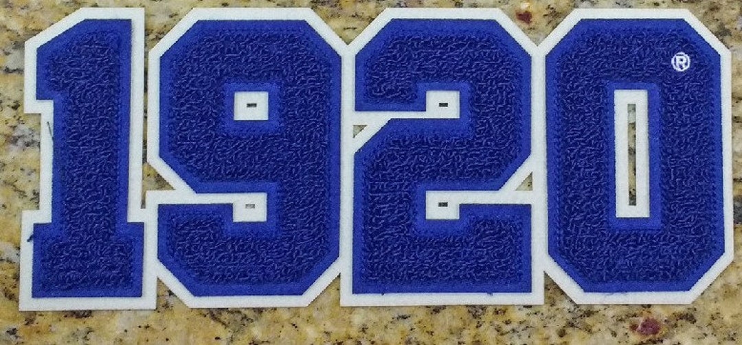 1920 Chenille Number Set - Etsy