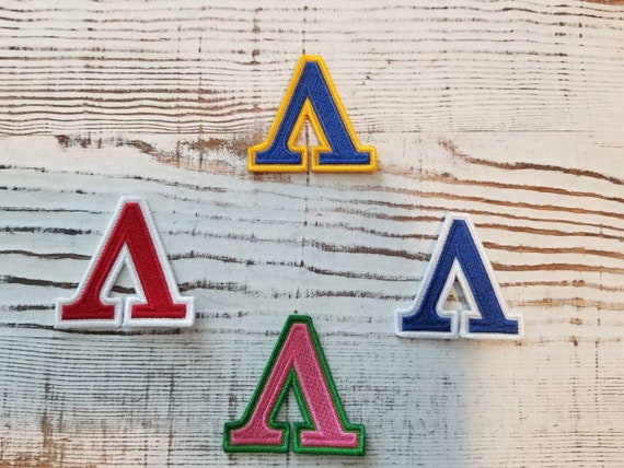 Lambda Greek Letter Iron-on Patch Sorority Fraternity - Etsy