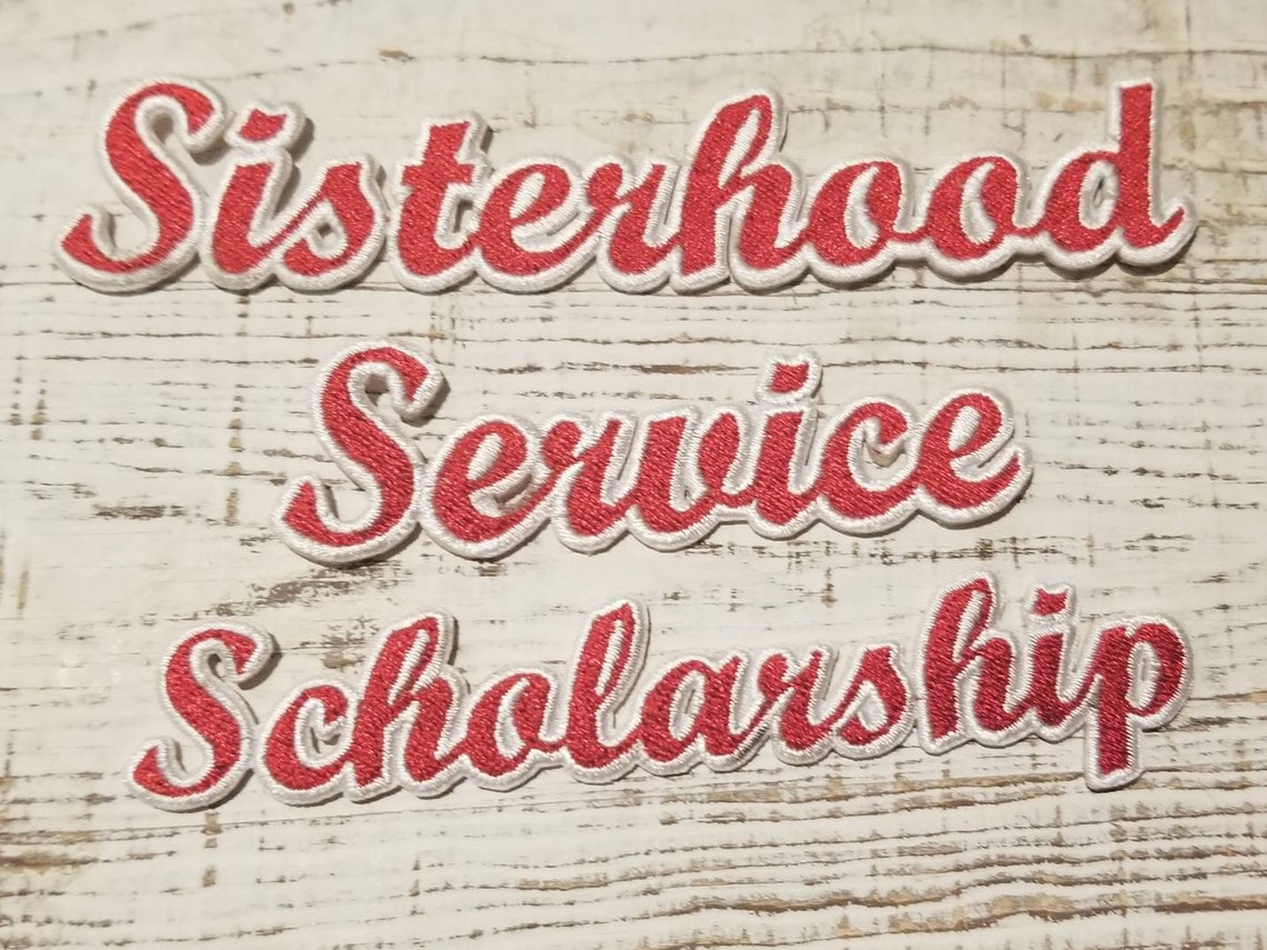 Delta Sigma Theta Embroidered Script; Set of 3 Words; Diva; 1913; OO ...
