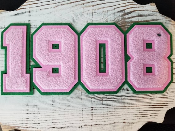 1908 Chenille Number Iron-on Skee-wee Pretty Girl Pink - Etsy