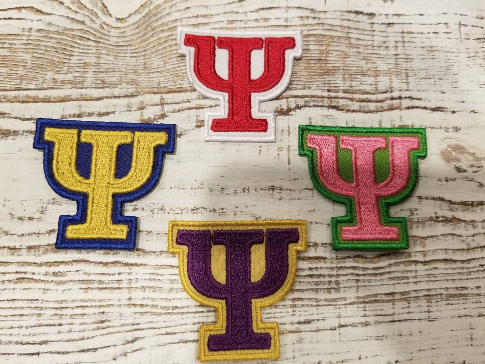 Psi Greek Letter: 2 Inch Iron On Omega Alpha 1911 1908 - Etsy