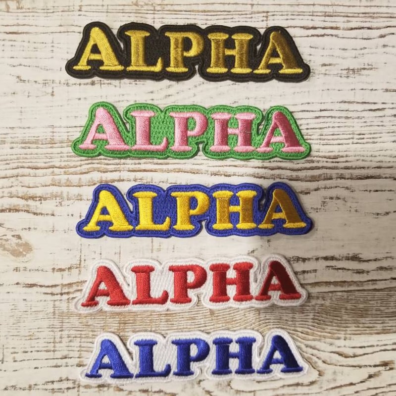 Applique Alpha - Etsy