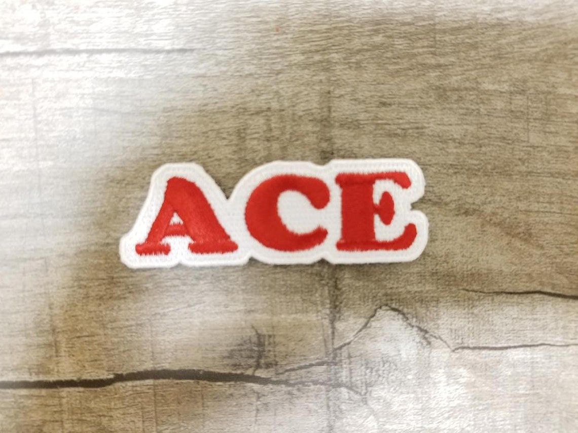 TRE Iron-on Embroidered 3 X 1 Patch red/white - Etsy