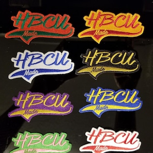 HBCU MADE 3"x 1.7/8" Iron-on Patch: - Etsy