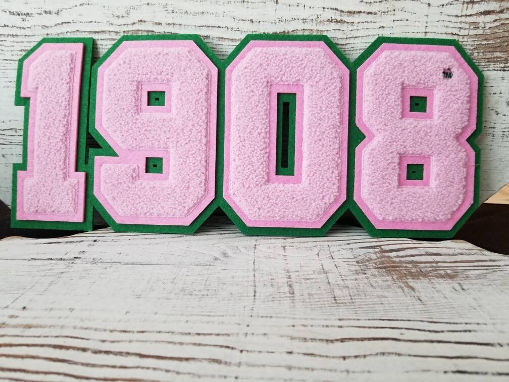 1908 Chenille Number Iron-on Skee-wee Pretty Girl Pink - Etsy