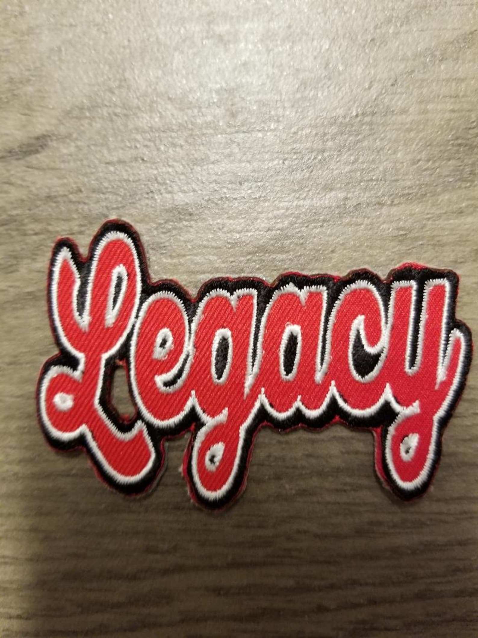 Legacy Patch Iron on red - Etsy