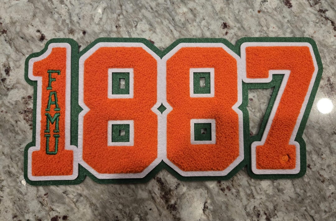 1887 Chenille Letter Set With FAMU Insert - Etsy