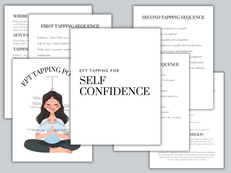 EFT Tapping for Self Confidence / EFT Tapping Script / EFT Tapping Guide - Etsy
