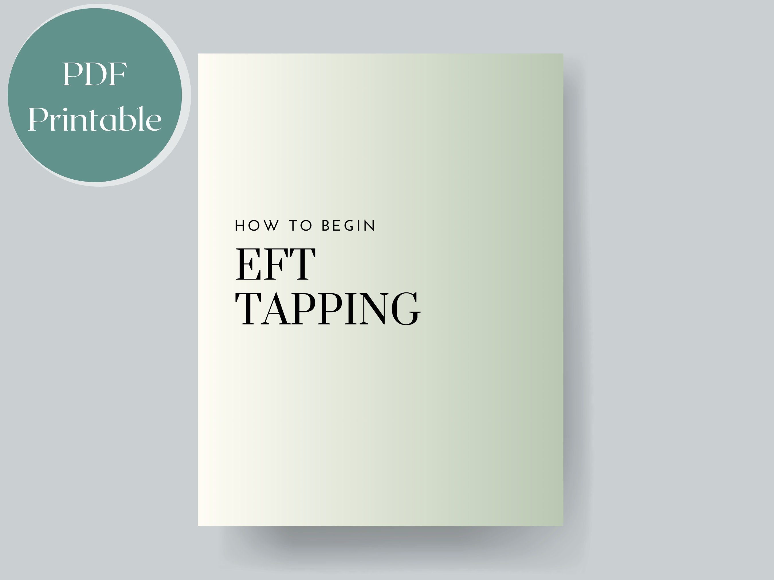 EFT Tapping Guide / EFT Tapping Script - Etsy