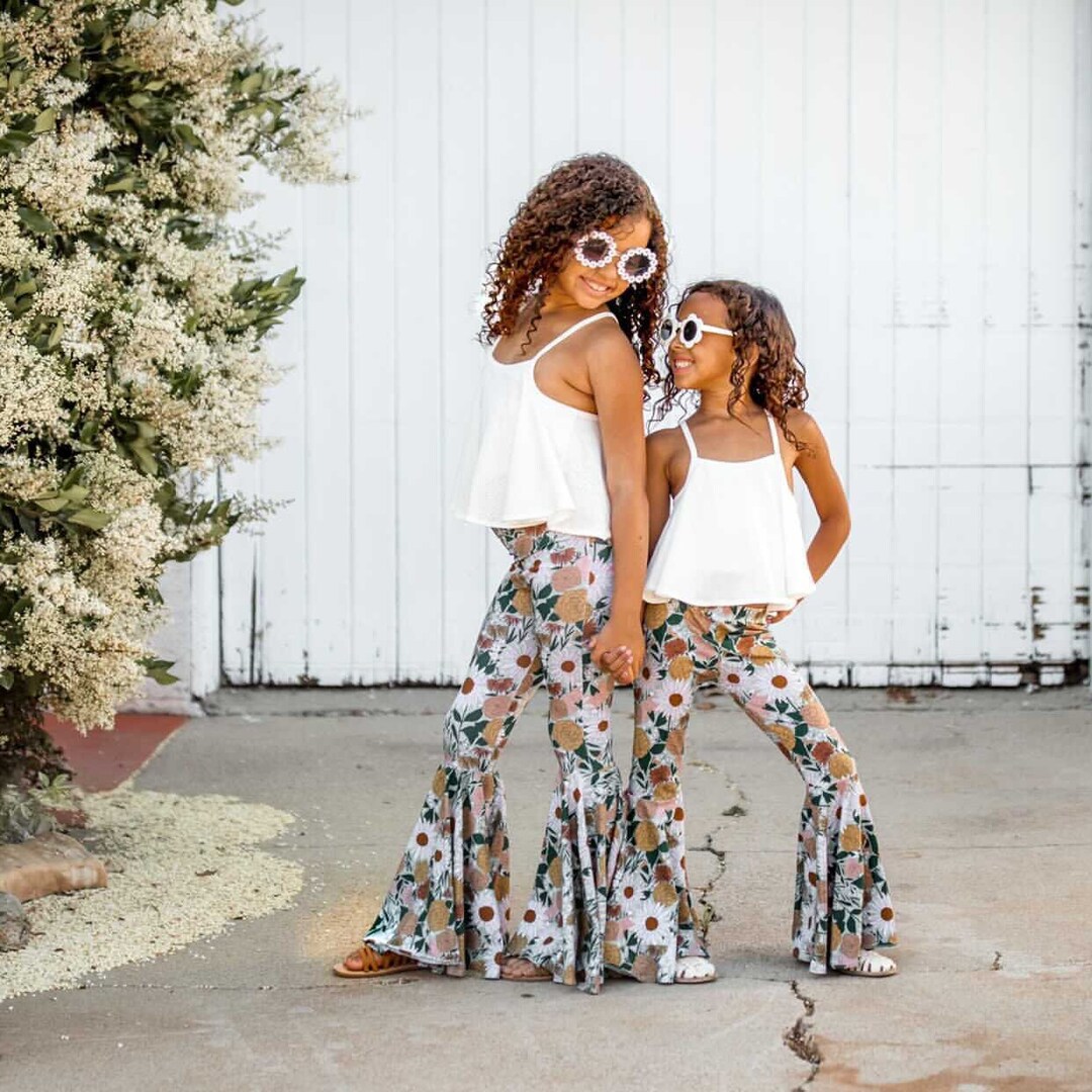 Oakley Bell Bottoms Toddler Bell Bottoms Girls Bell Bottoms Boho ...