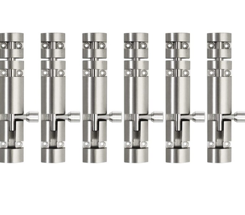 Tower Bolt Pyramid Style Sliding Door Latch Lock With Screw for Door ...