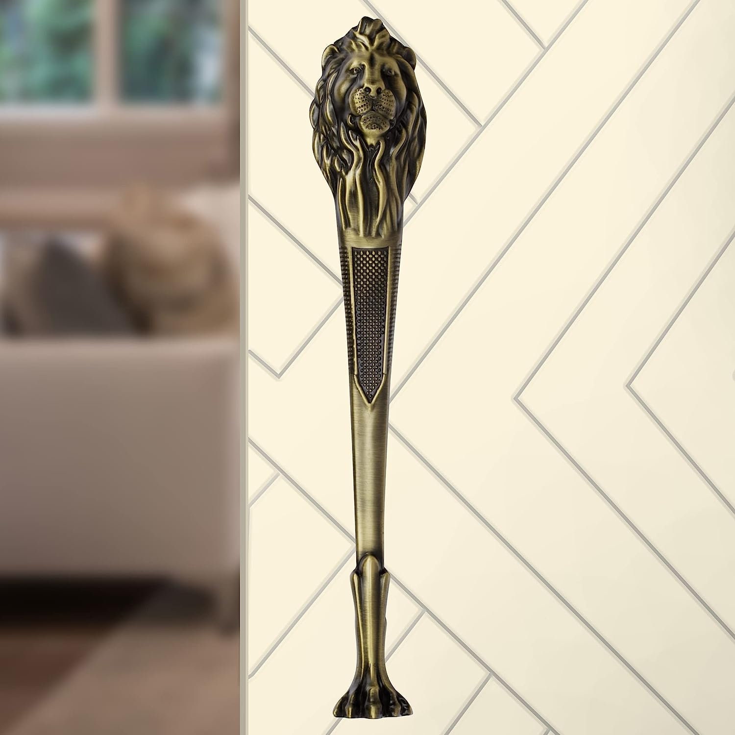 Lion Antique Brass Door Handle, Door Handles for Main Door, Handle Lion ...