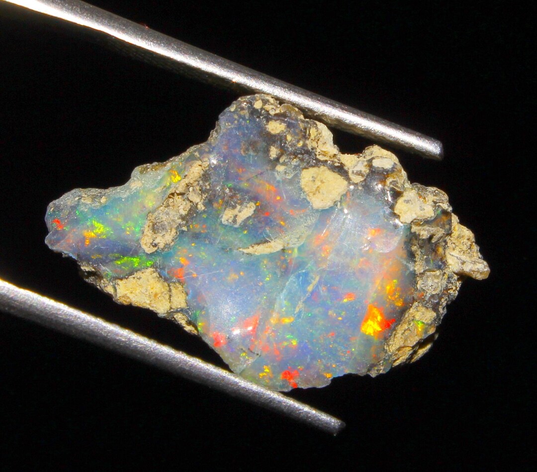 Genuine Ethiopian Welo Opal Rough Radiant Spectrum Flash Untreated ...
