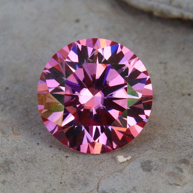 Pink Moissanite - Etsy