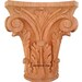 Triple Layers Leaf Carved Wood Capital for 4"w Column - Etsy