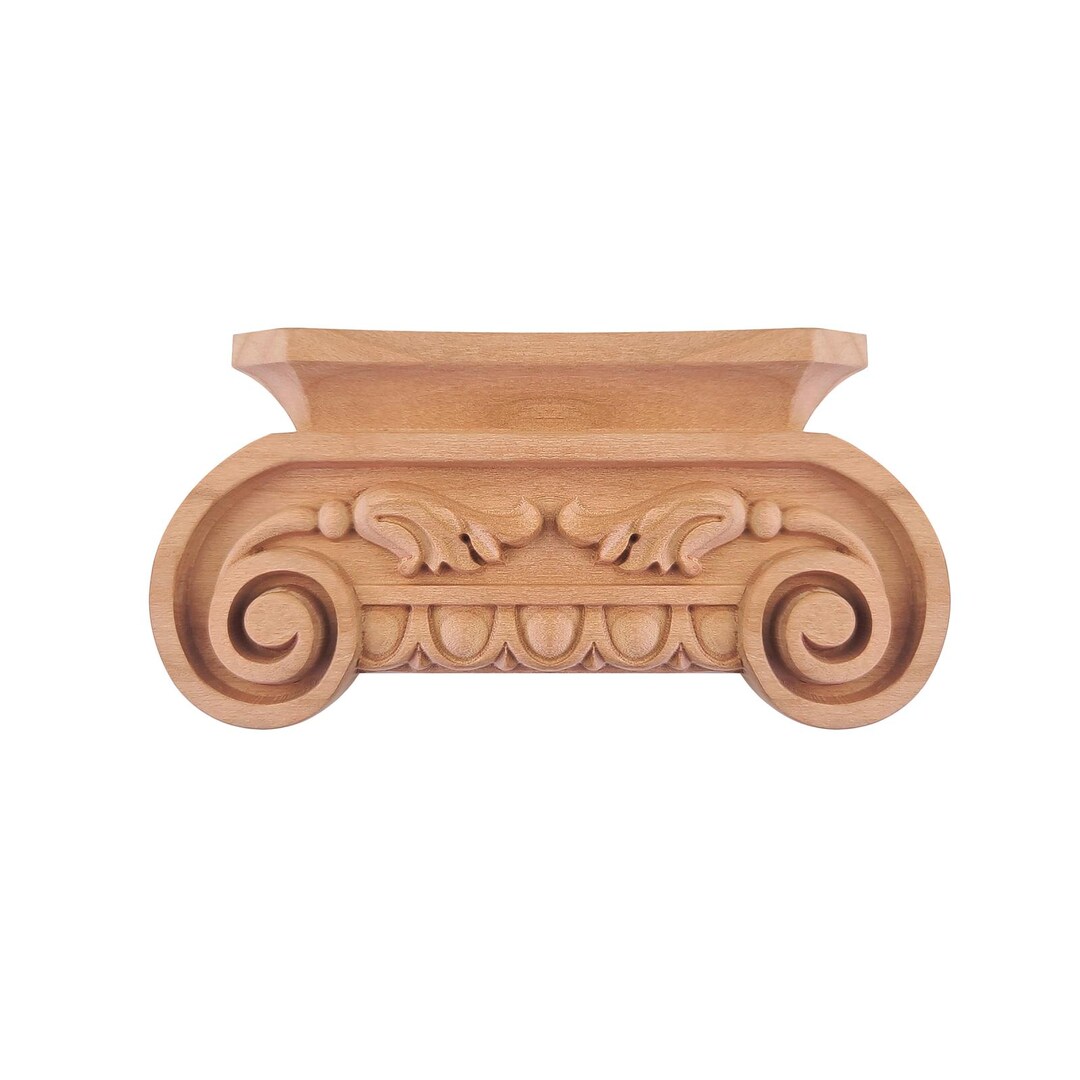PAIR of Classic Wood Carved Greek Capitals for 3"x3/4" Pilaster - Etsy