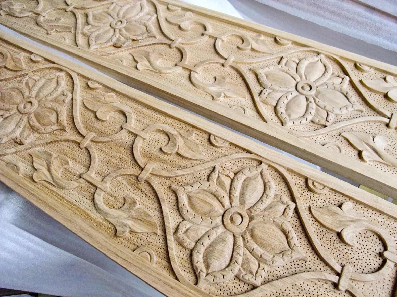 Vintage Vine Leaf Carved Wood Panel, 7-1/2"wx28-1/4"h, Single - Etsy