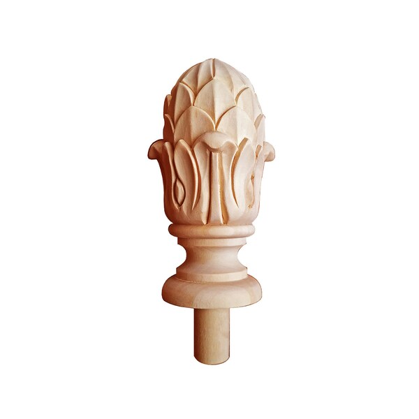 Decorative Carved Staircases Newel Post Cap Screw Included - Etsy Canada