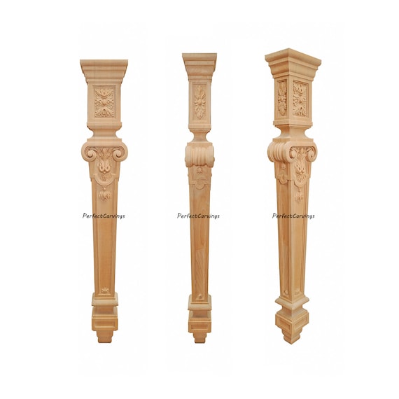 2PCS Vintage French Style 32h Legs for Console Table and - Etsy