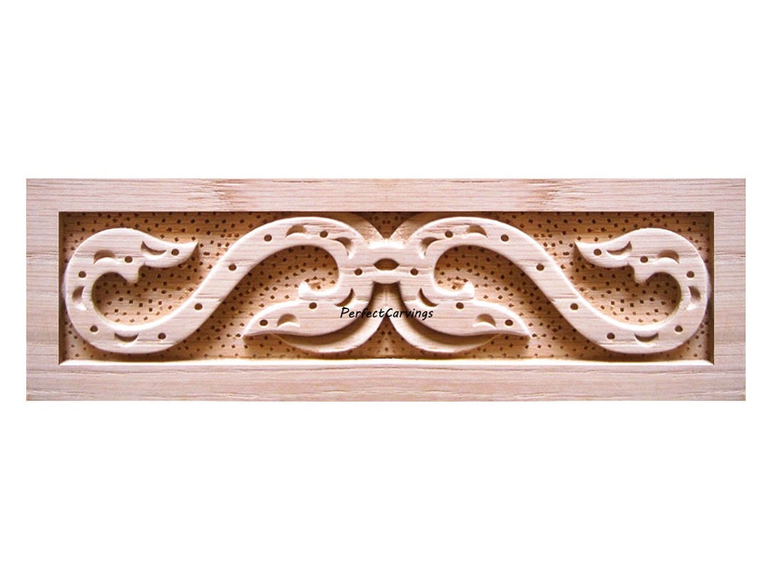 Vintage Vine Carved Wood Panel 10-1/4“x3-1/2” Panel for Furniture - Etsy
