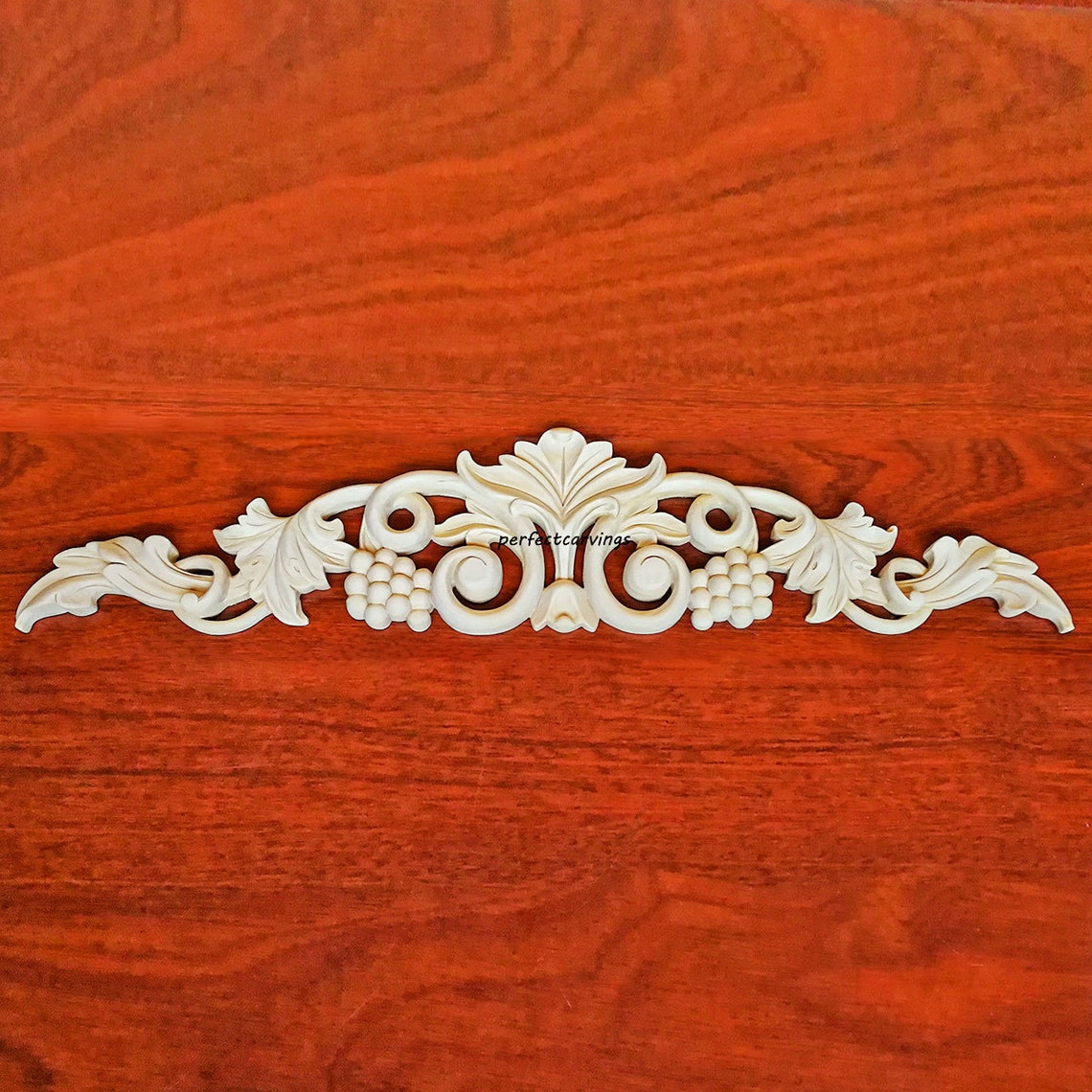 Artistic Grape Vine Carved Applique, Furniture Onlay, Available in 12 ...