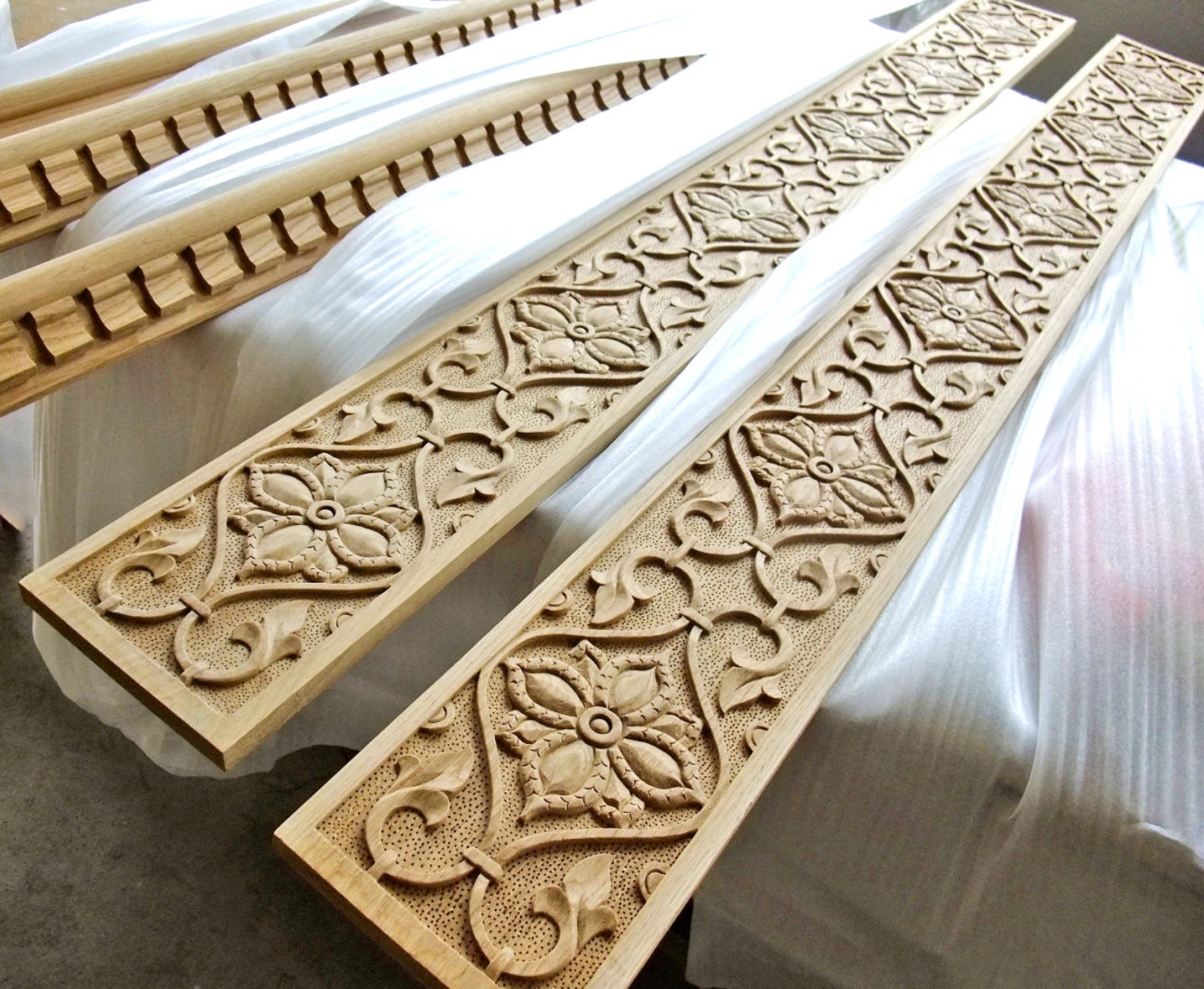 Vintage Vine Leaf Carved Wood Panel, 7-1/2"wx28-1/4"h, Single - Etsy