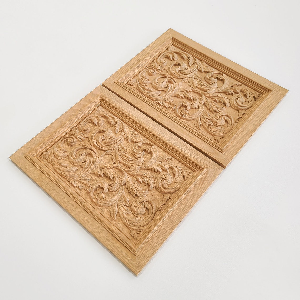 Magnificent Leaf Scroll Carved 17wx22-1/4h Panel - Etsy