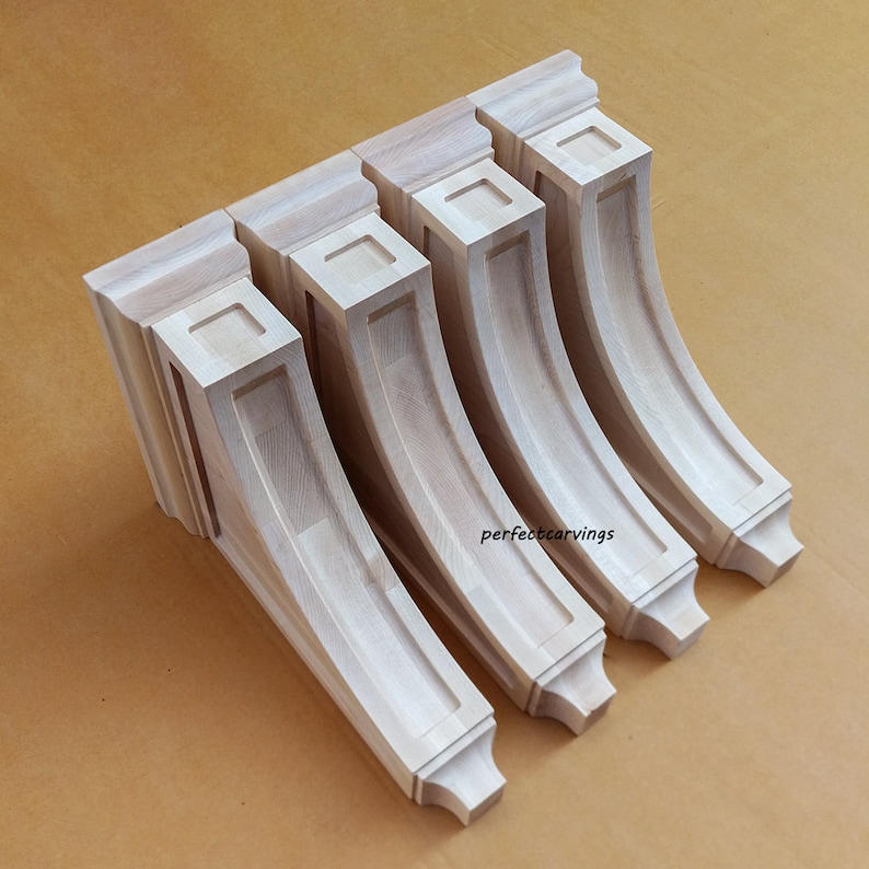 PAIR of Wood Carved Mission Corbels, Available in 5 Sizes - Etsy Canada