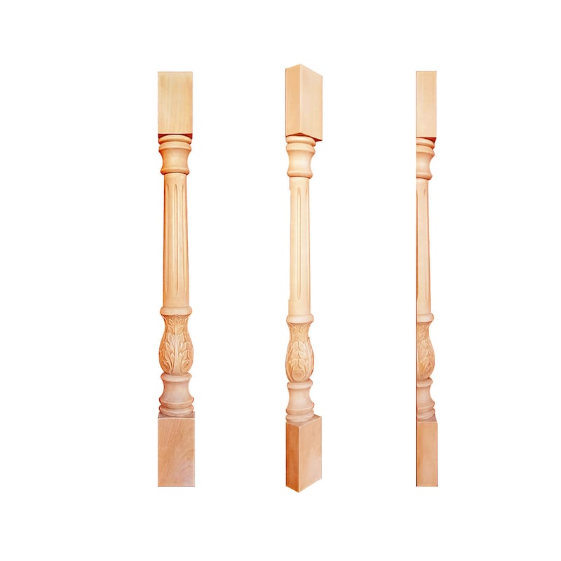 Wood Columns for Cabinets - Etsy