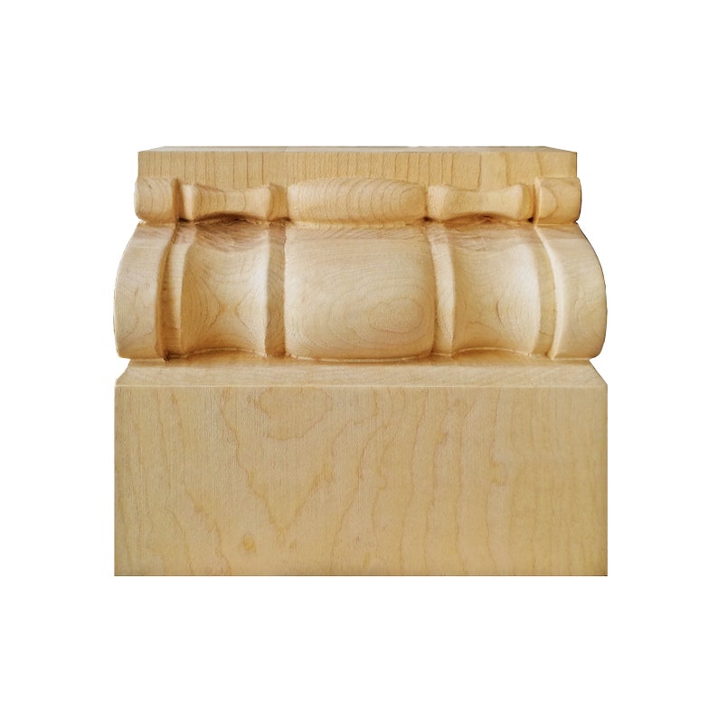 2PCS Wood Carved Scrolled Base for Pilaster Column - Etsy