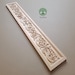 Floral Vine Carved Wood Panel, 38”wx6”h, Single, Unfinished - Etsy