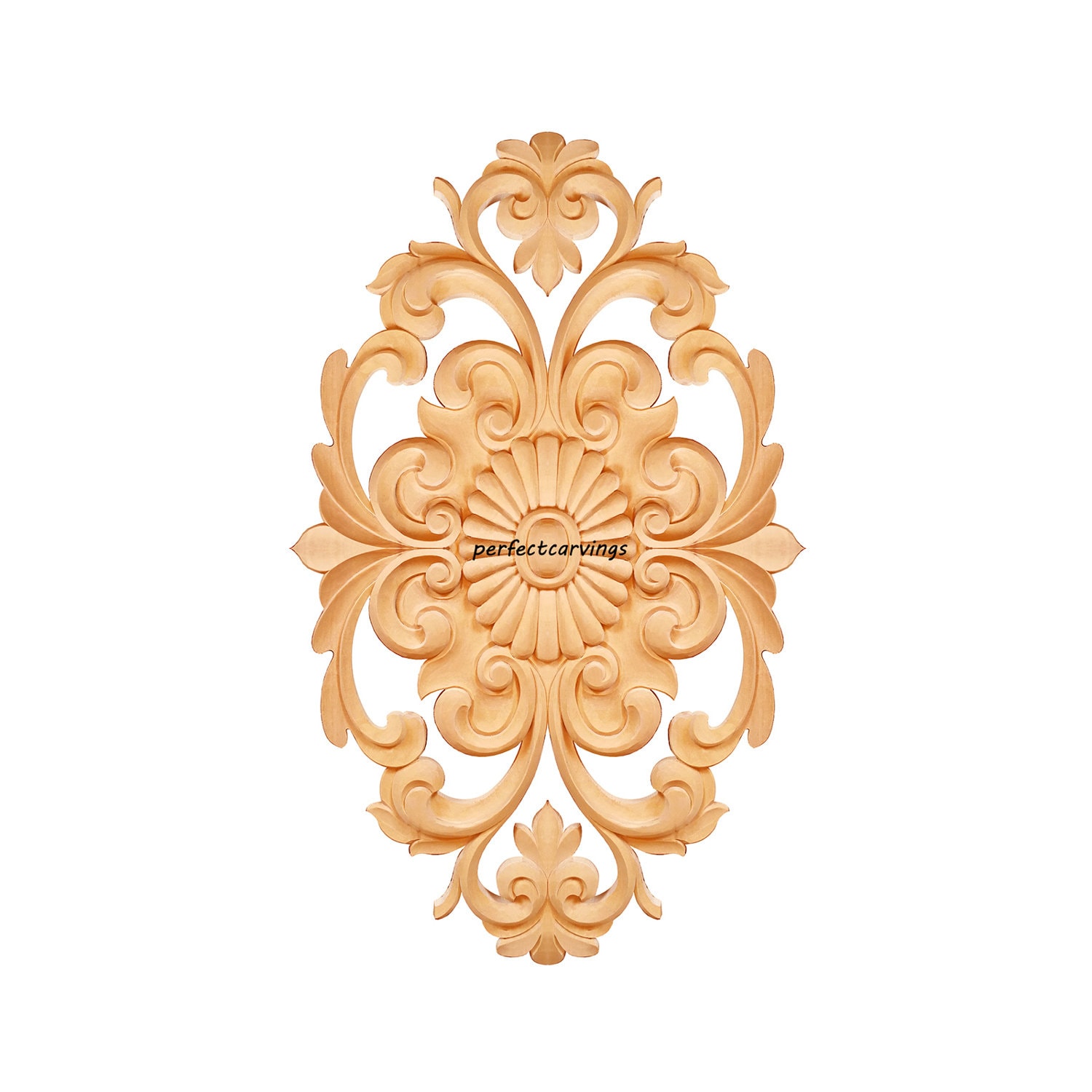 Shield With Scroll Leaf Carved Pearl Central Wood Panel - Etsy