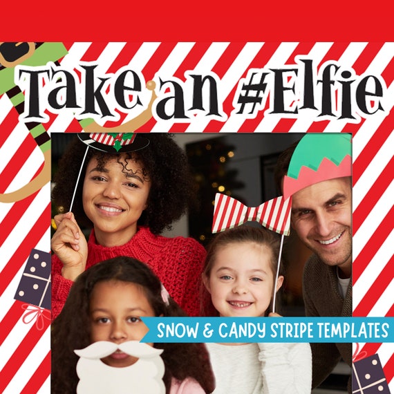 Party Décor Paper & Party Supplies EDITABLE Take an #Elfie Photoboth ...