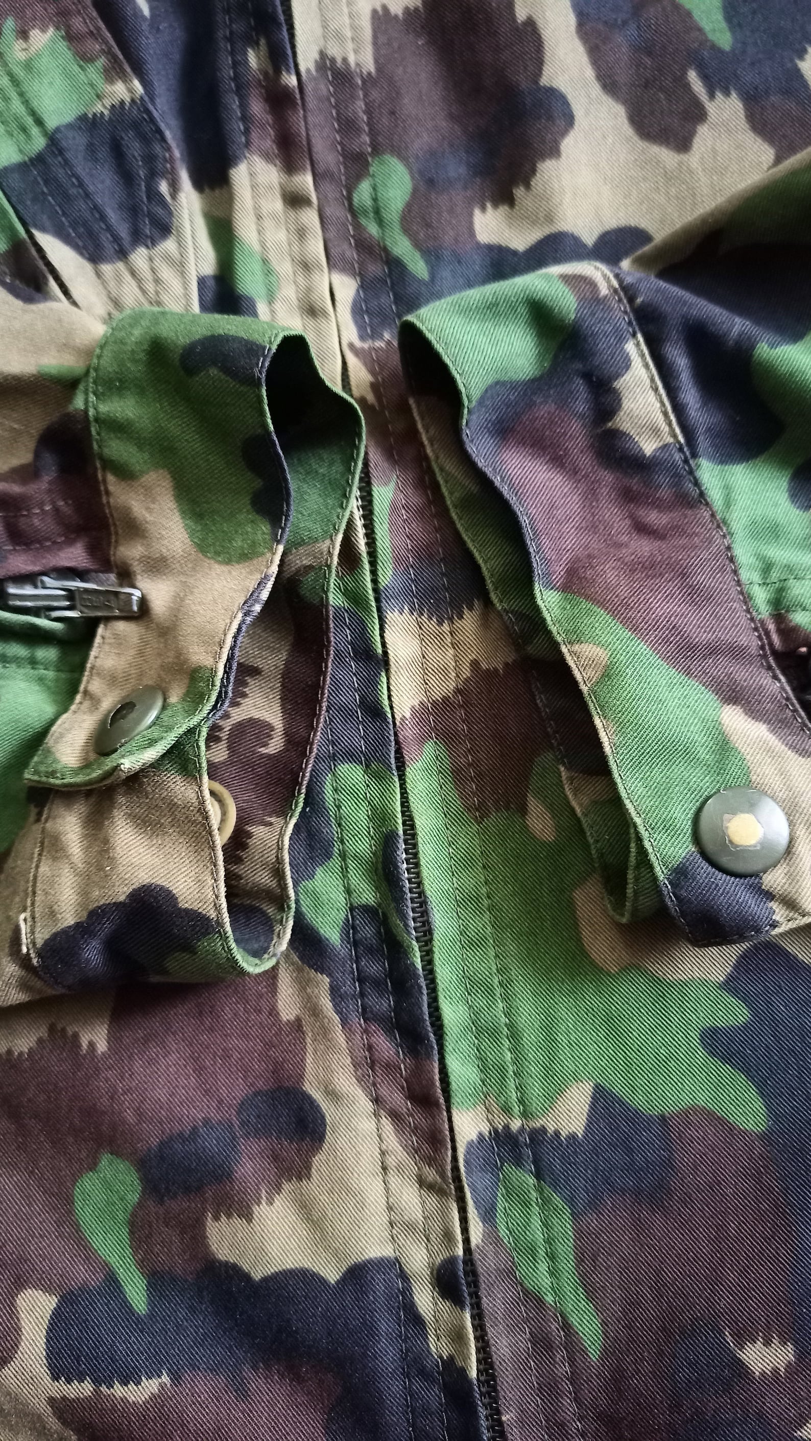 Swiss Camouflage Army Jacket, Parka. Taz 90 - Etsy