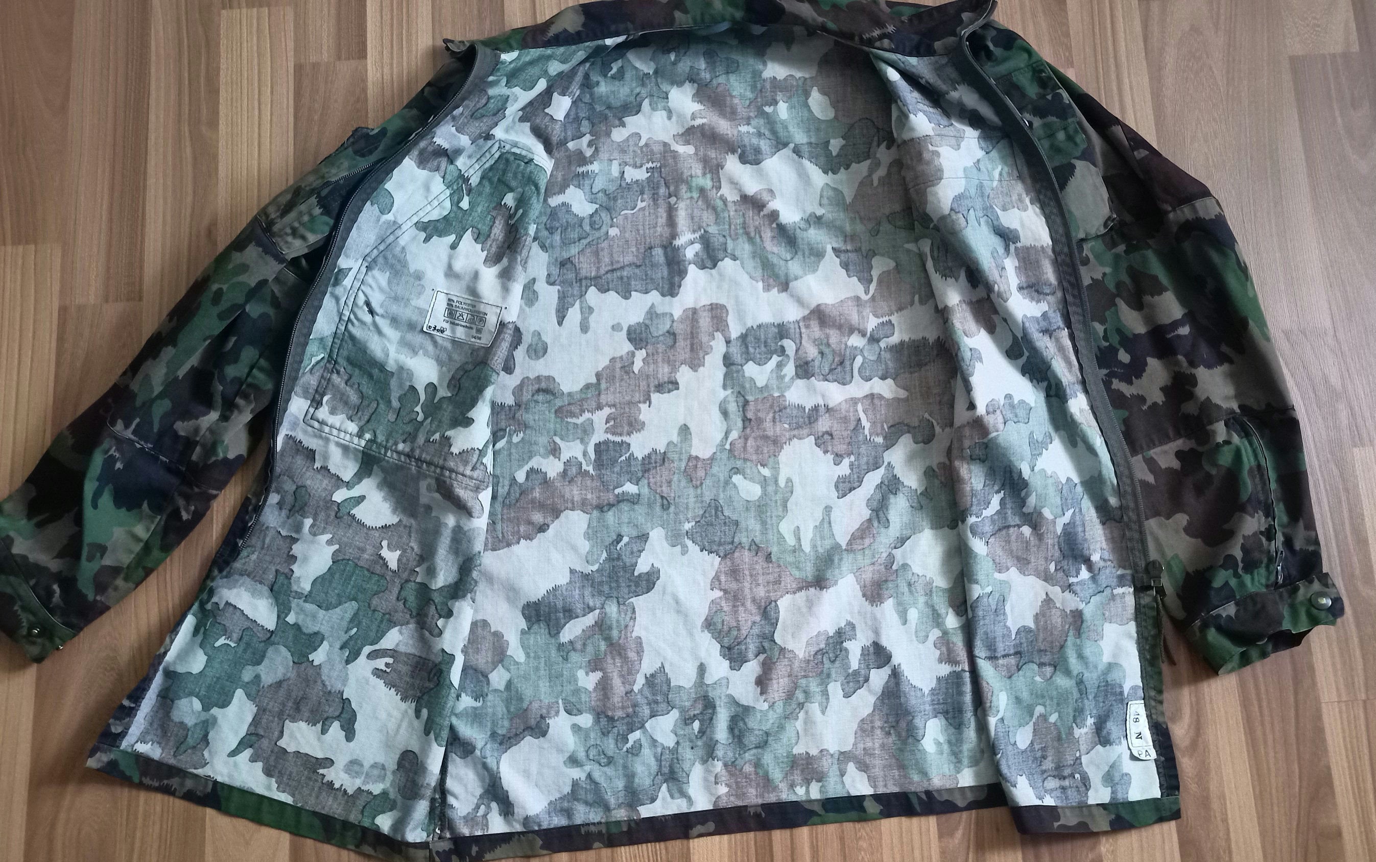 Swiss Camouflage Army Jacket, Parka. Taz 90 - Etsy