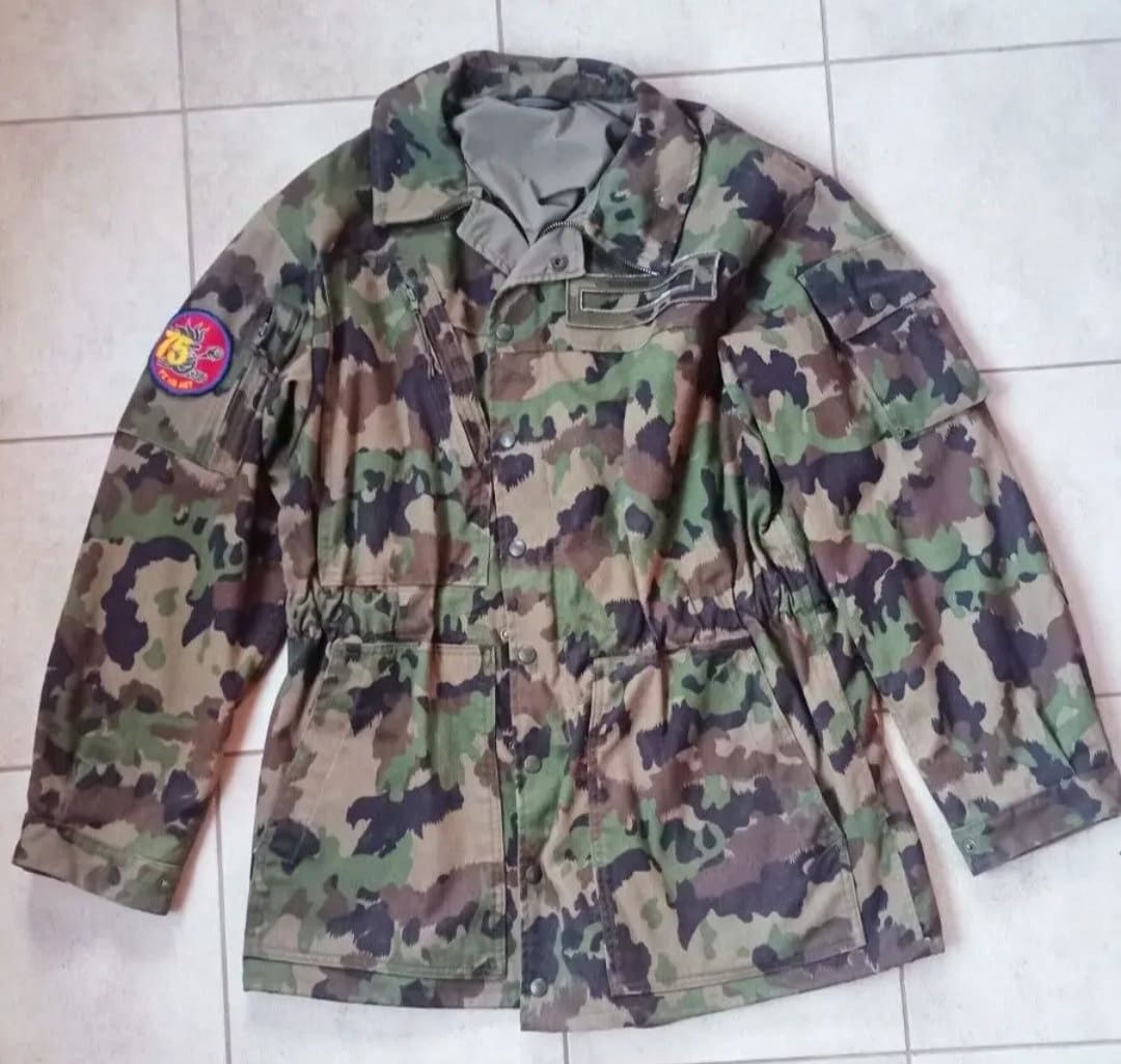 Swiss Army Camouflage Jacket TAZ 90. Emblem 75 PZ HB Abt - Etsy