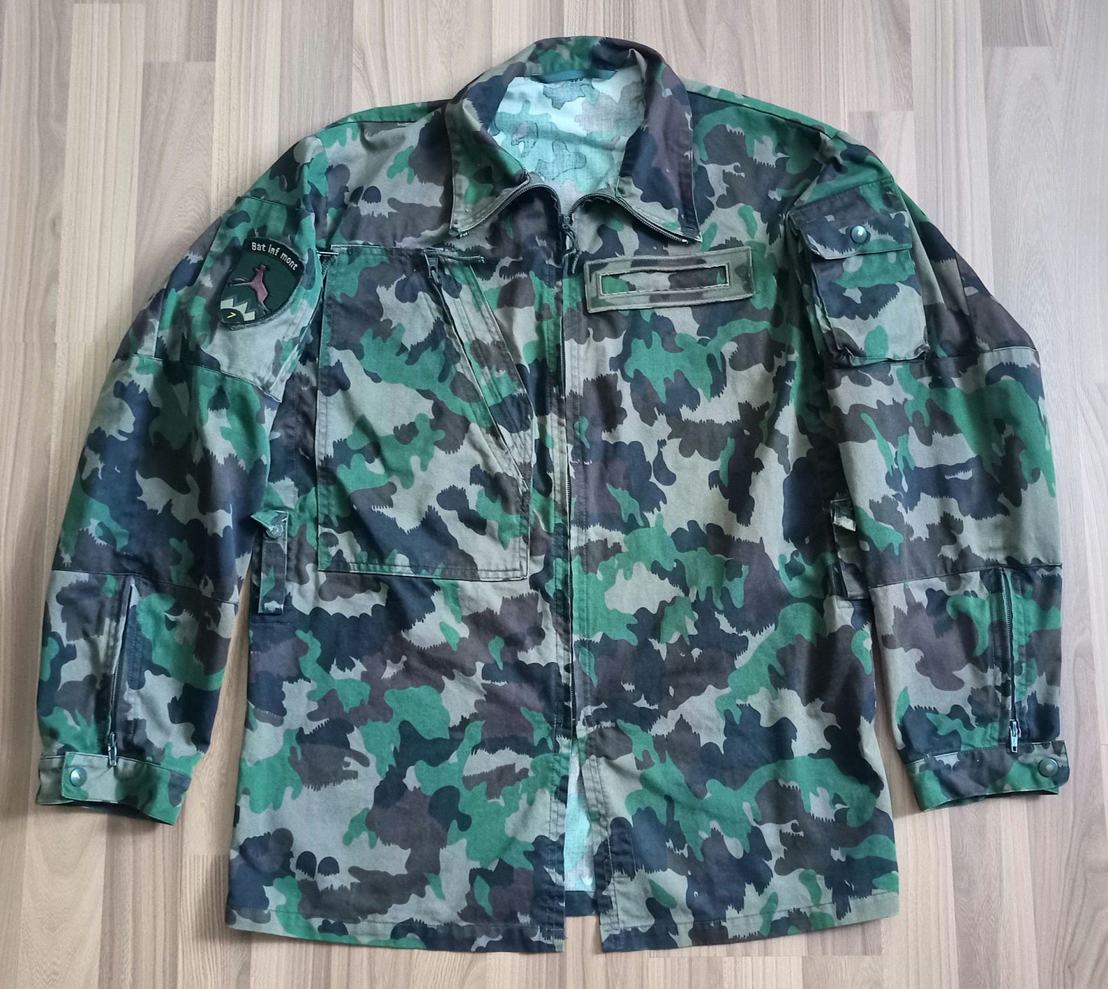 Swiss Camouflage Army Jacket, Parka. Taz 90 - Etsy