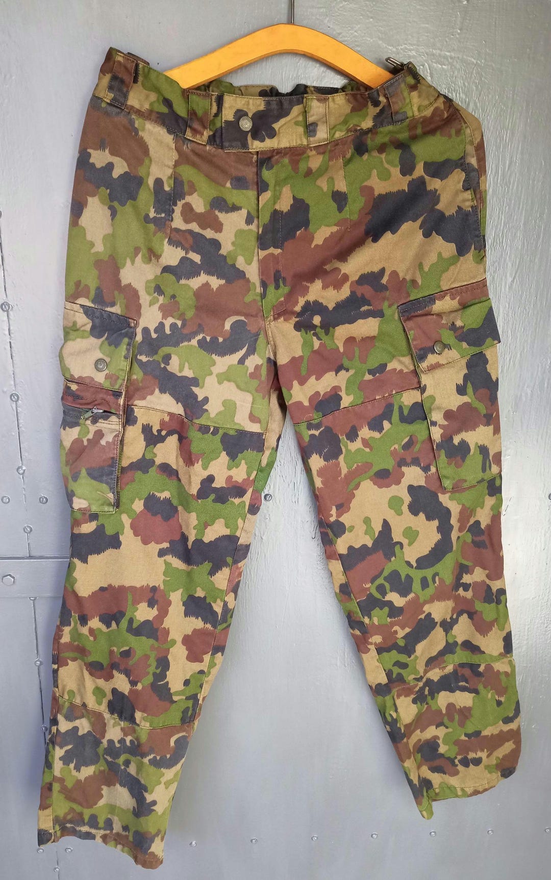 Swiss Army Camouflage Taz 90 Pants. Size 44/76. Combat Army Trousers - Etsy