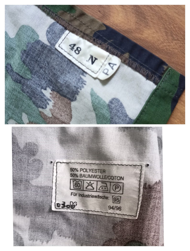 Swiss Camouflage Army Jacket, Parka. Taz 90 - Etsy